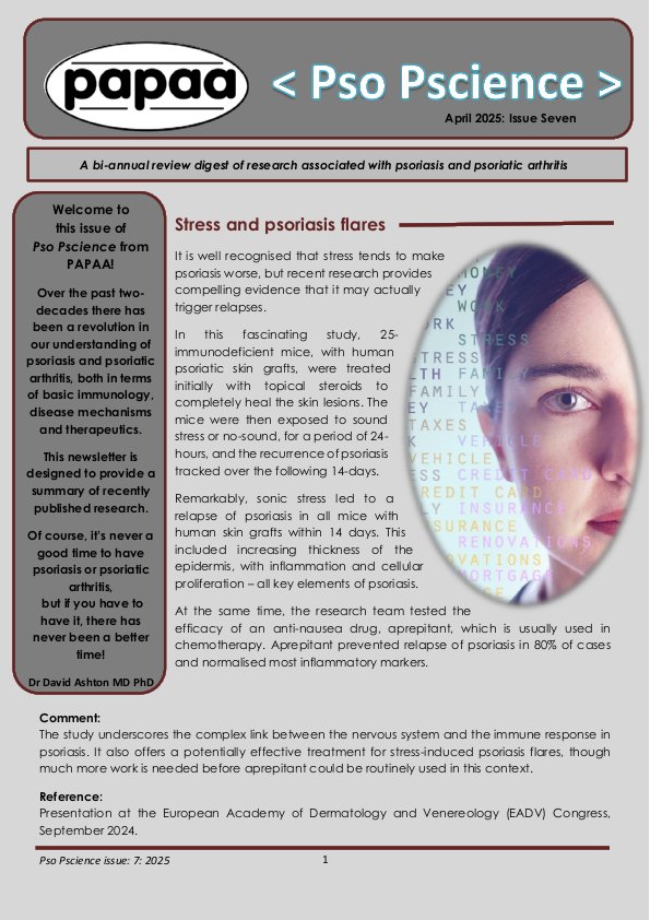 How Pso Pscience supports PAPAA’s mission to improve the quality of life for those affected by ...